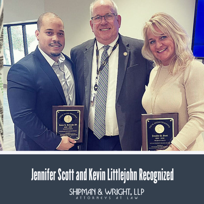 Jennifer Scott & Kevin Littlejohn Recognized